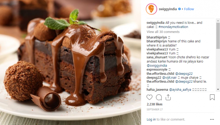 5 Things You can Learn From Swiggy’s Most Engaging Instagram Posts