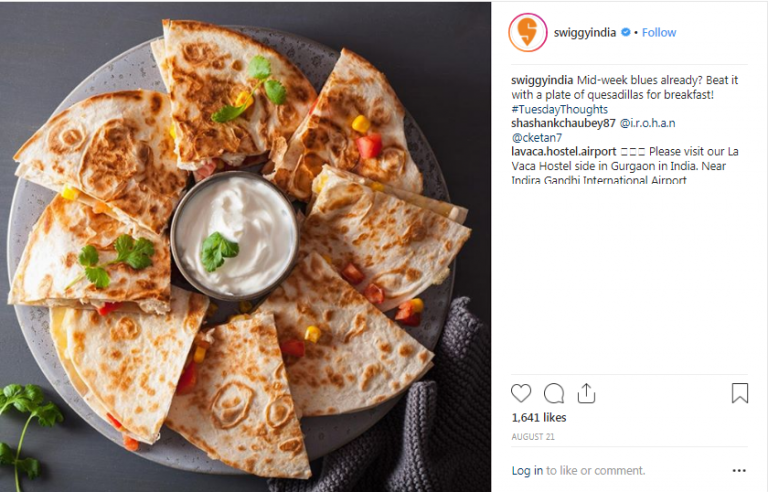 5 Things You can Learn From Swiggy’s Most Engaging Instagram Posts