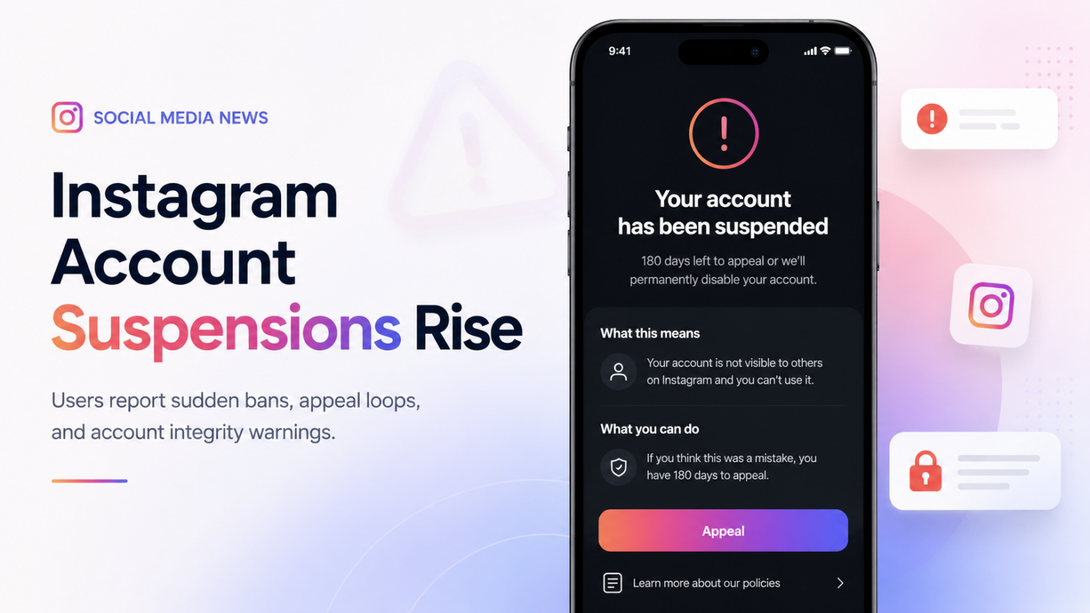 Why Is My Instagram Account Suspended? Meta’s Recent Account Ban Wave ...
